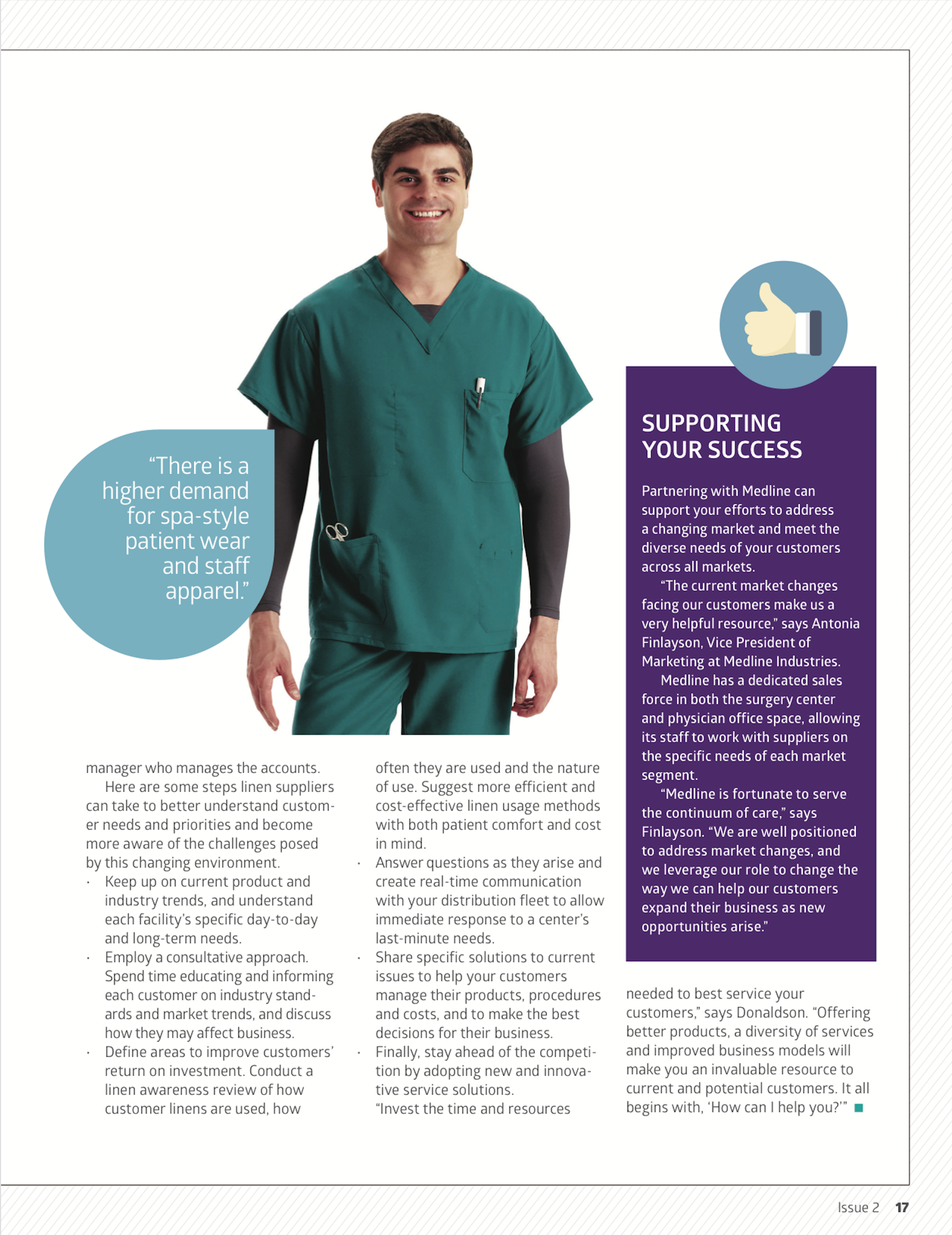 Medico Linen Service's Medline Feature | Medico Healthcare Linen Service